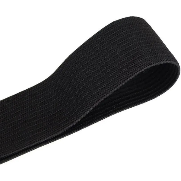 Shop Top Quality Stretch Flat Elastic webbing 25mm Black Premium Grade